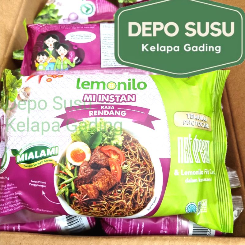 Jual Lemonilo Mie Goreng Rendang Special Edition NCT Dream Sehat ...