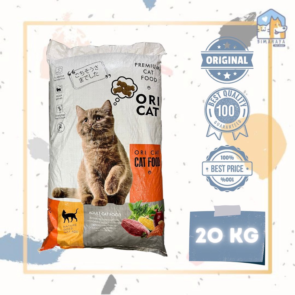 Jual ORI CAT / ORICAT FOOD 20KG MAKANAN KUCING PREMIUM CAT FOOD (KHUSUS ...