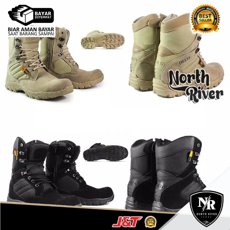Jual sepatu Dlta cordura tactical tinggi 8 inci safety boots pria Best ...