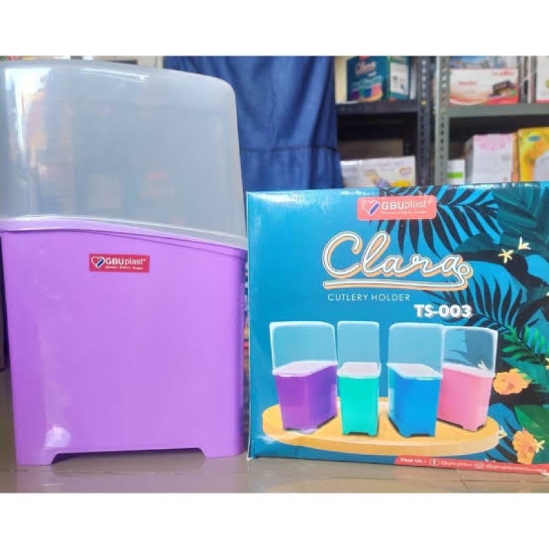 Jual Tempat Sendok Plastik GBU Plast Clara Cutlery Holder TS-003 (1800 mL) | Shopee Indonesia