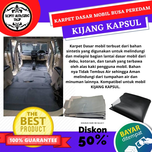Jual Karpet Dasar Super Peredam Mobil Kijang Kapsul Long/Lgx/Lsx ...