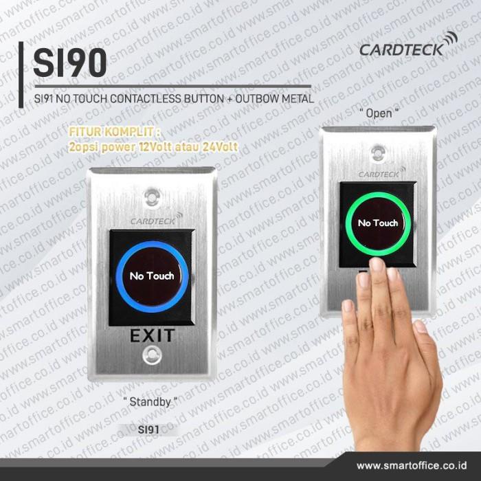 Jual No Touch Exit Push Button Stainless Rfid Or Fingerprint Access ...