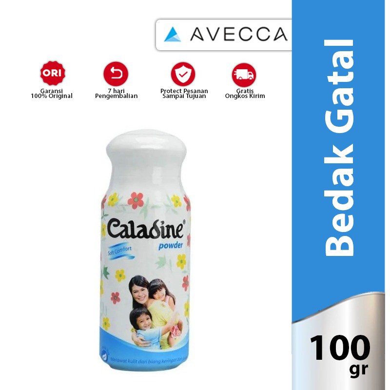 Jual Caladine Powder Soft Comfort (Biru)100 Gr / Bedak Gatal / Biang ...