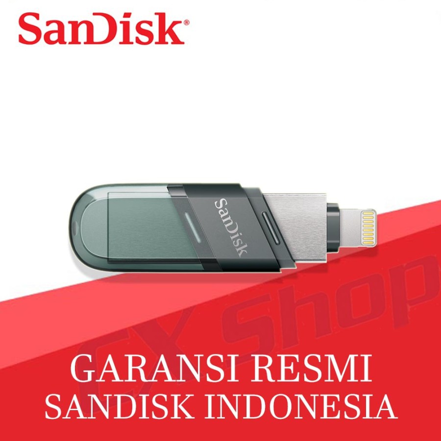 Jual SanDisk iXpand Flip 128GB USB 3.1 Flash Drive for iPhone iPad ...