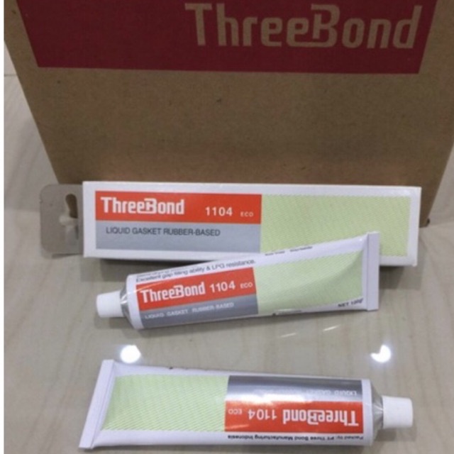 Jual 100gr BESAR lem THREEBOND 1104 eco liquid gasket rubber based ...