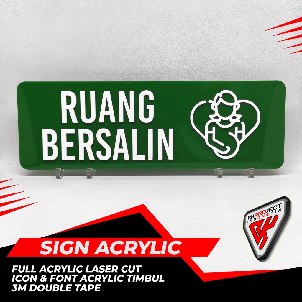 Jual PAPAN INFORMASI SIGN BOARD AKRILIK ACRYLIC RUANG BERSALIN | Shopee ...