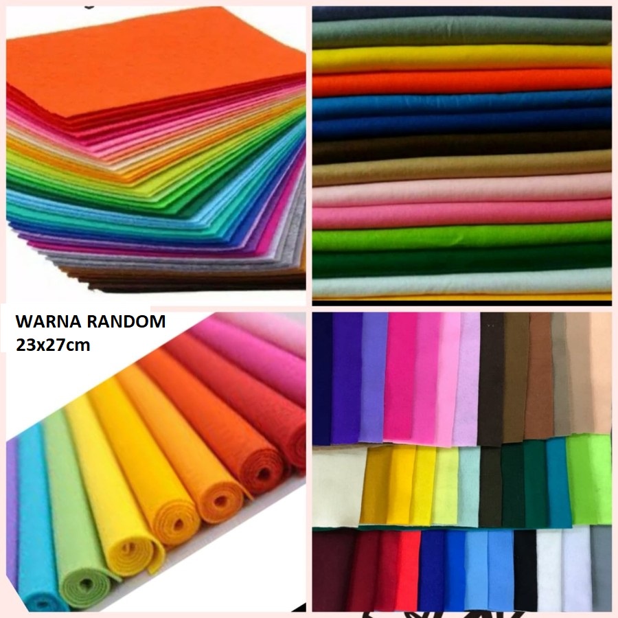 Jual Kain Flanel Random Ukuran 23 x 27cm Warna Warni Satuan Eceran ...