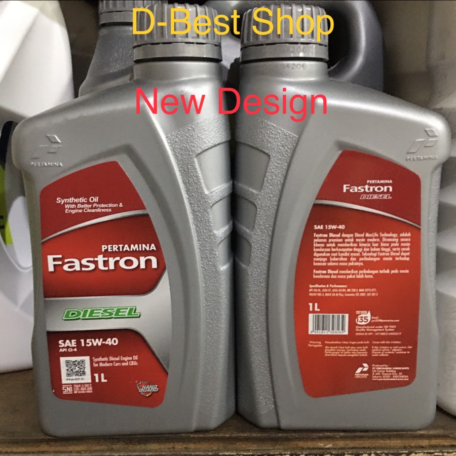 Jual Oli mesin diesel FASTRON 15W/40- 1 liter | Shopee Indonesia