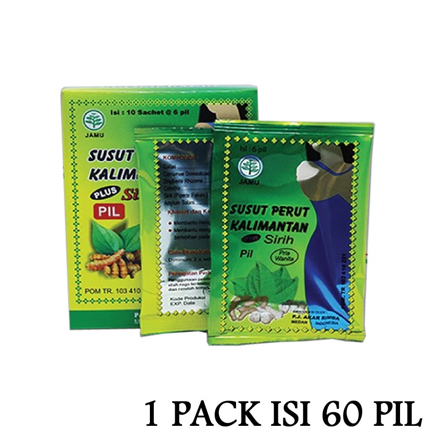 Jual Herbal Nusantara Jamu Susut Perut Kalimantan Pil Obat Pelangsing ...