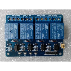 Jual Relay 4 Channel 12 Volt DC Module | Shopee Indonesia