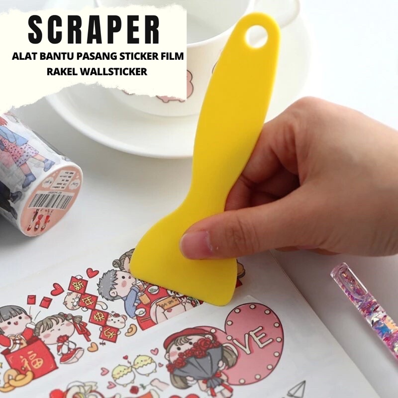 Jual SCRAPER ALAT PASANG STIKER SKOTLET | Shopee Indonesia