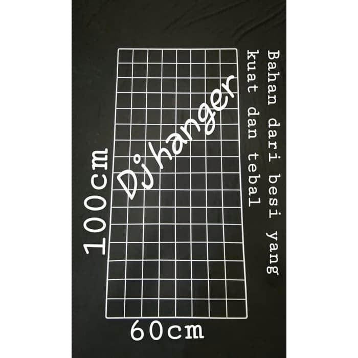 Jual Jaring Ram Besi Dinding Ukuran 60x100cm | Gantungan Hook Ram ...