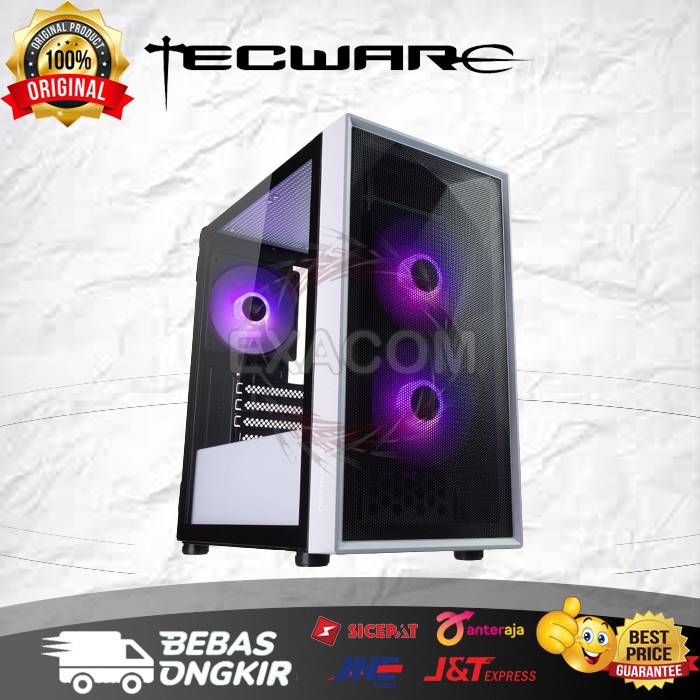 Jual Casing Tecware Forge M2 White Mini Tower PC Case | Shopee Indonesia