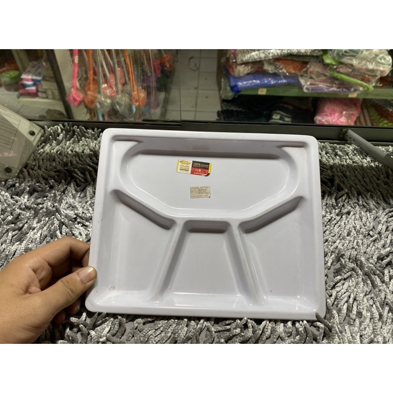 Jual Piring Sekat Melamin Golden Dragon - Piring Bumbu Daging Korea ...