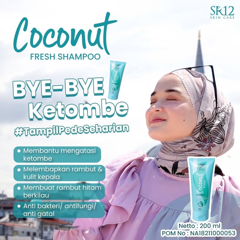 Jual Coconut Fresh Shampo/solusi rambuh beketombe dan rambut hitam ...
