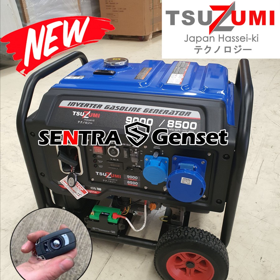 Jual Genset silent Inverter 10 KVA 8500-9000 watt 9 KW Tsuzumi TG 10000 SSI | Shopee Indonesia