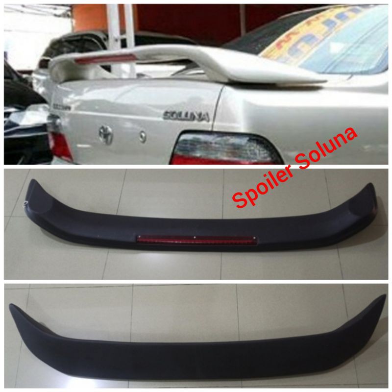 Jual spoiler Soluna dengan lampu | Shopee Indonesia