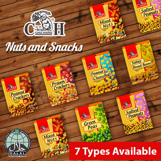 Jual Chui Hiang Mixed Nut / Satay Broad Beans / Prawn Crackers / Peanut ...