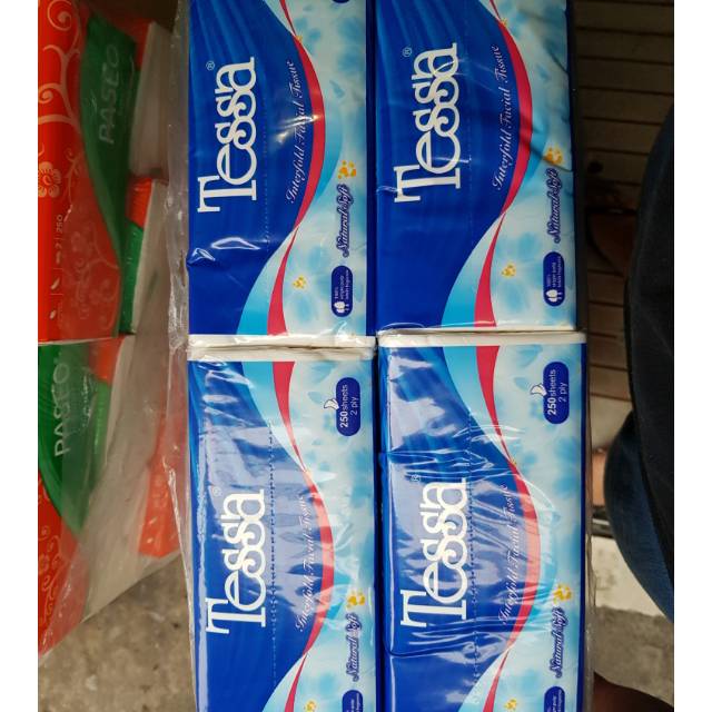 Jual TISSUE TESSA/FACIAL /TISSUE KECANTIKAN/TISSUE KELUARGA/250 SHEET ...