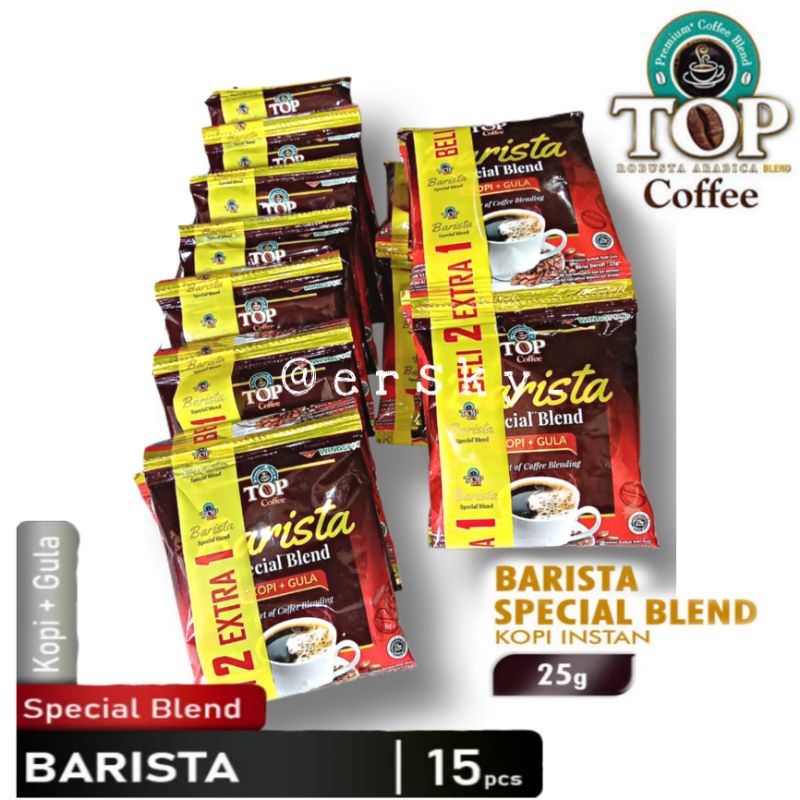 Jual PROMO TOP COFFE BARISTA SPESIAL BLAND 25GR (15 SACHET) | Shopee ...