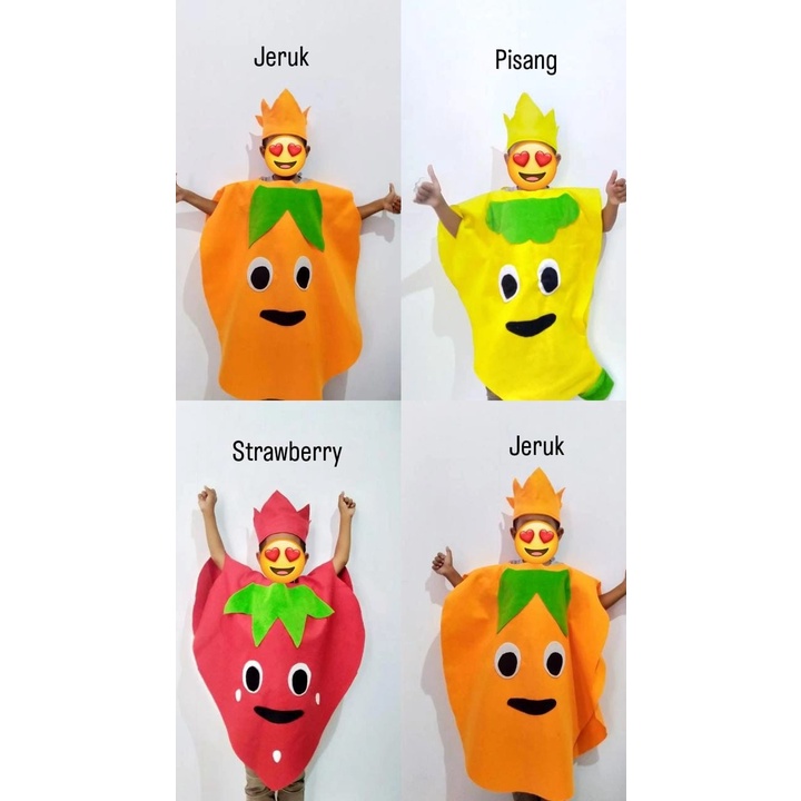 Jual Kostum Karnaval Anak - Kostum Anak Karakter Buah Kostum Cosplay ...