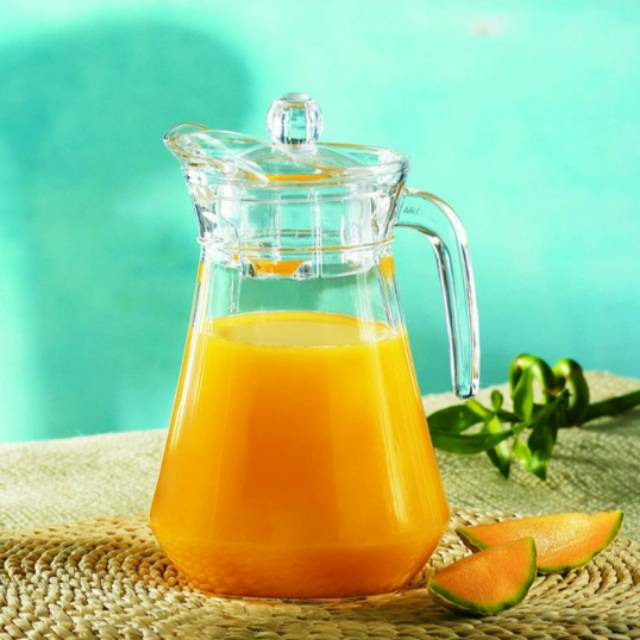 Jual LUMINARC PITCHER ARC JUG+LID 1L GLASS WATER KETTLE TEKO AIR KACA ...
