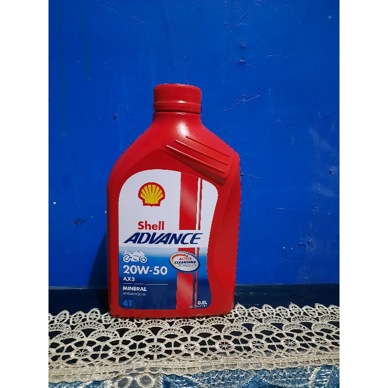Jual Oli shell AX3 0,8L (ALL MOTOR BEBEK 4 TAK) | Shopee Indonesia