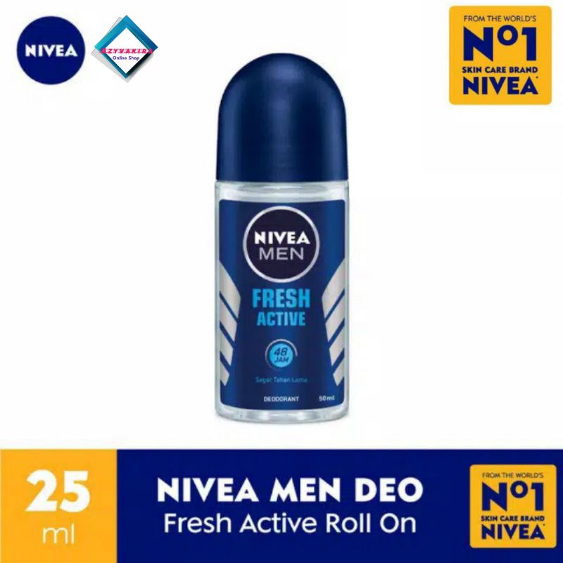 Jual NIVEA Deodorant Mini Fresh Roll On 25 ml | Shopee Indonesia