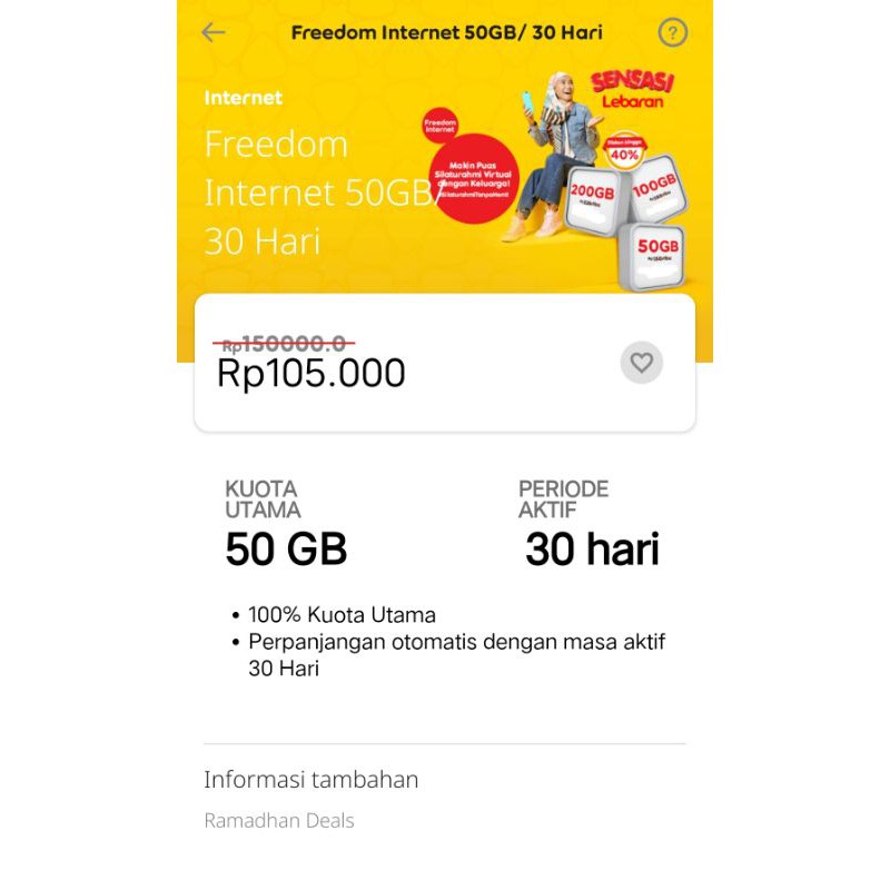 Jual paket internet im3 ooredoo | Shopee Indonesia