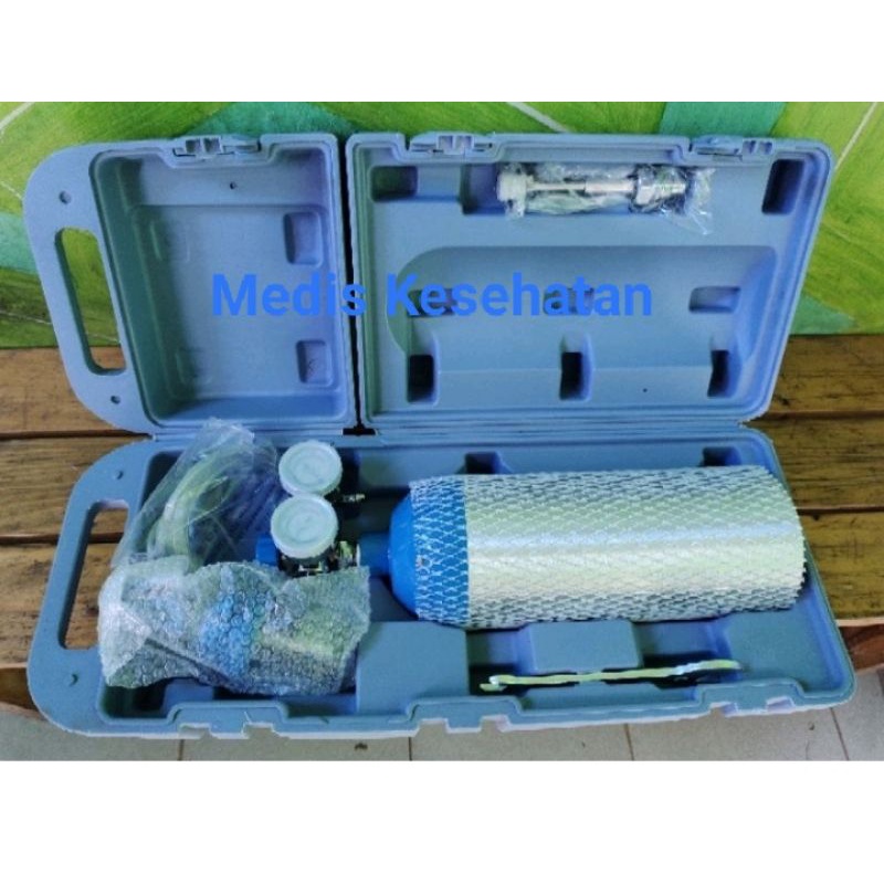 Jual Tabung oksigen portabel Lengkap/ muda di bawa bawa | Shopee Indonesia