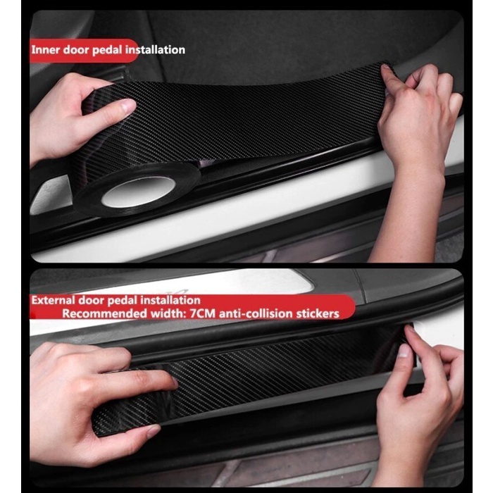 Jual Stiker Karbon 5D Lakban Sticker Nano Carbon Anti Gores Pelindung ...