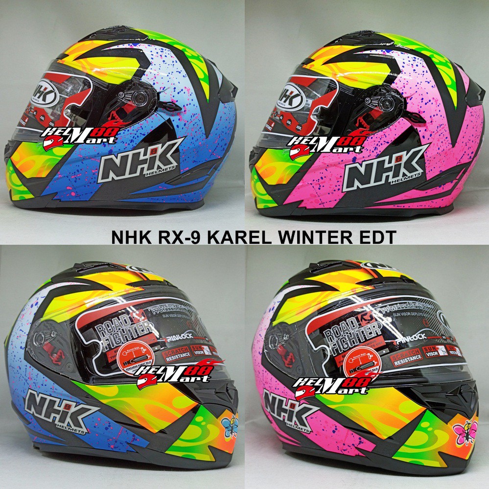 Jual NHK RX9 Karel Winter Helm NHK Fullface RX 9 Pinlock Ready NHK RX-9 ...