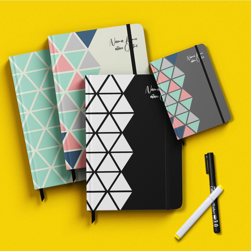 Jual Buku Tulis Keren Notebook Hadiah Ukuran A5 Custom Warna dan ...