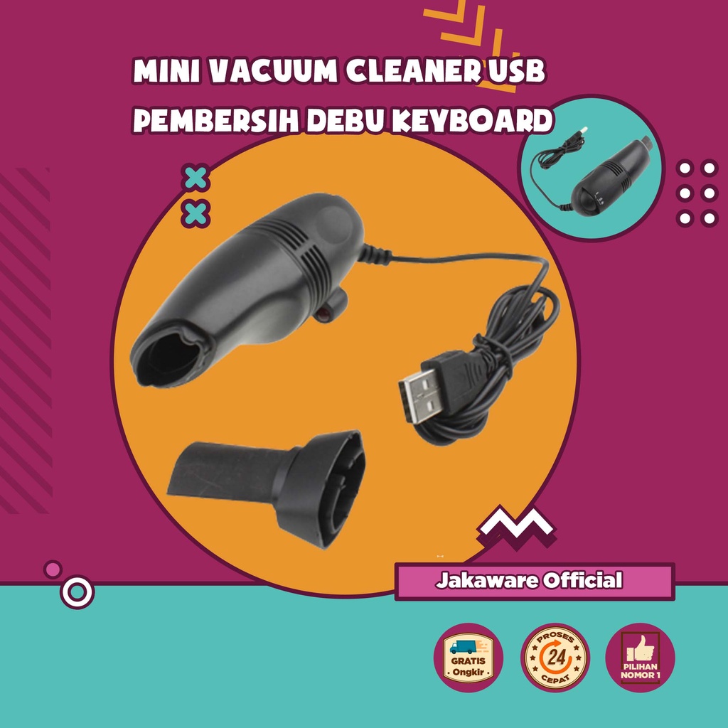 Jual MINI VACUUM CLEANER USB PEMBERSIH DEBU KEYBOARD PC KOMPUTER ...