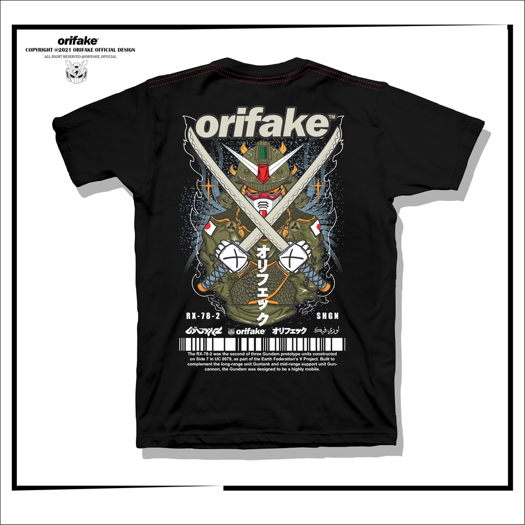 Jual [COD] orifake - OR31 T-Shirt Exclusive Desain Original Robot ...