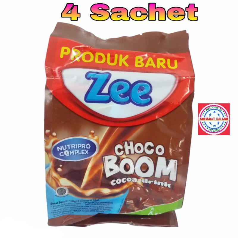Jual ZEE CHOCO BOOM 27GR 4 SACHET | Shopee Indonesia