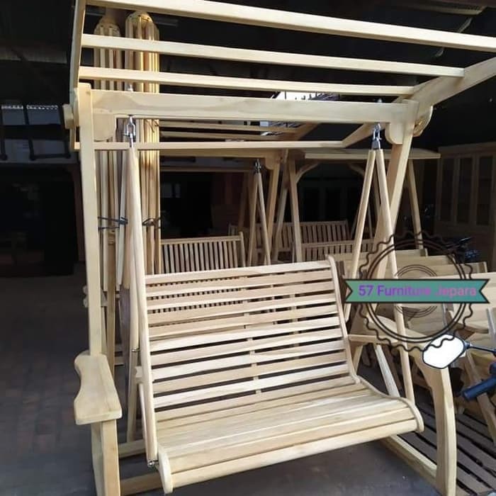 Jual Ayunan rumah bandulan model becak kayu jati mentahan | Shopee ...