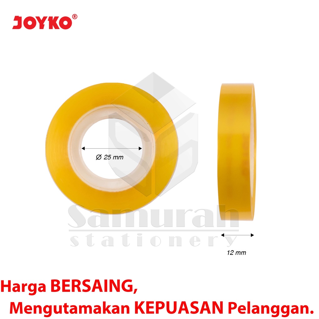 Jual Solatip Joyko STT-30 lebar 12 mm / Stationery Tape 1/2 inch ...