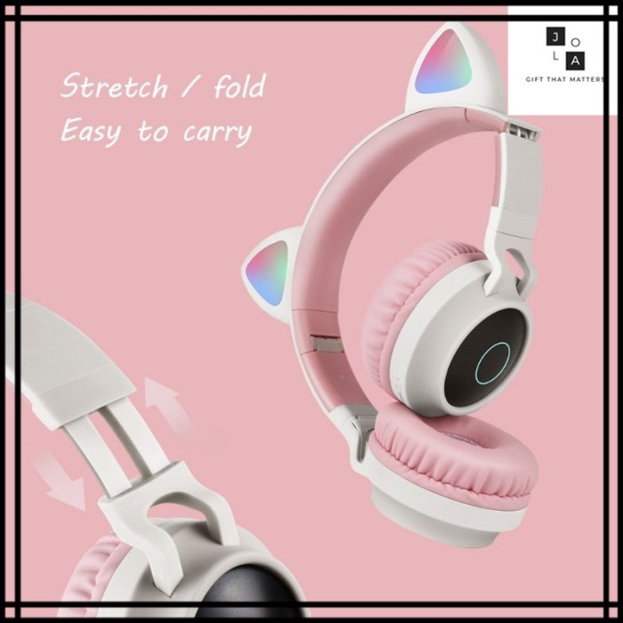 Jual Produk Unggulan Fingertime Headset Bluetooth Wireless Cat Ear ...