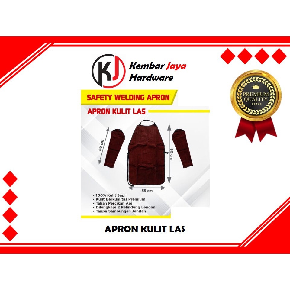 Jual APRON KULIT LAS POTONG KACA TEBAL MURAH 1 SET | Shopee Indonesia
