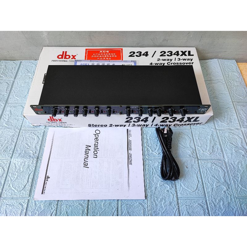 Jual Crossover DBX 234XL Cross Aktif DBX 234 XL 3 Way Stereo 4 Way Mono Warna Hitam Grade A ...
