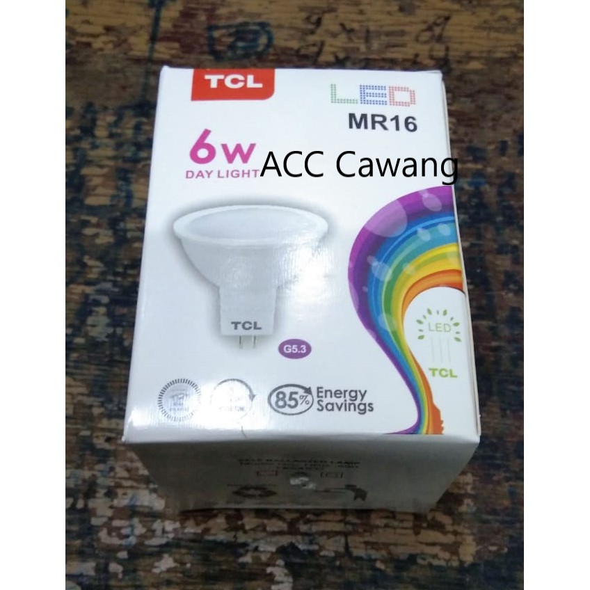 Jual Lampu LED 6 Watt Merk TCL (LED Bulb Lamp) Halogen 6500K Putih ...