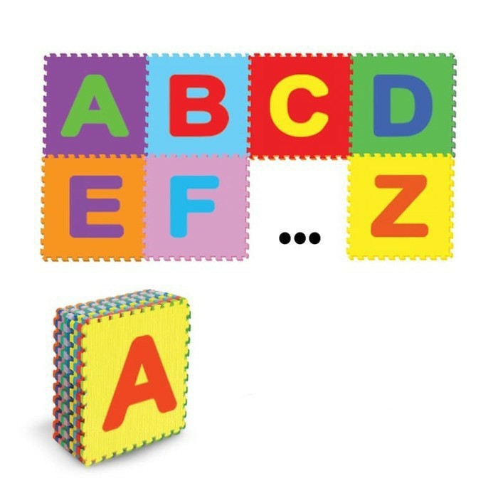 Jual EVAMATS / KARPET PUZZLE HURUF SINGLE 30HS | Shopee Indonesia