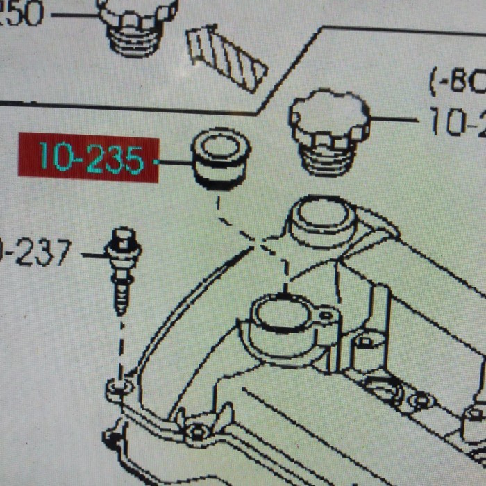 Jual Mazda Genuine Parts Seal sensor di tutup klep Mazda CX5 PE01102D5 ...
