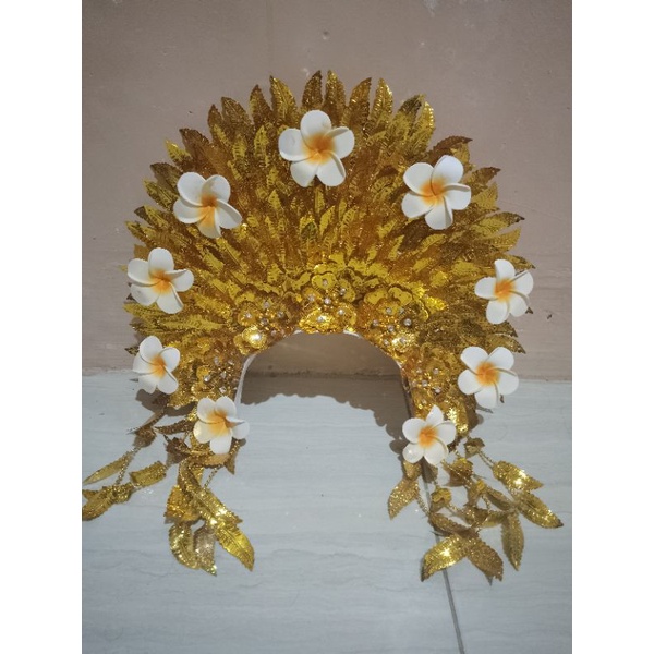 Jual MAHKOTA TARI BUNGA BALI/mahkota Bali/mahkota tari adat/mahkota ...