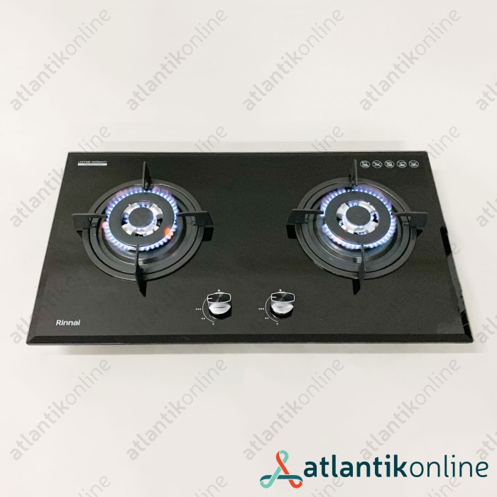 Jual kompor- kompor gas tanam built-in gas hob 2 tungku rinnai rb-772ro g rb772rog -kompor ...