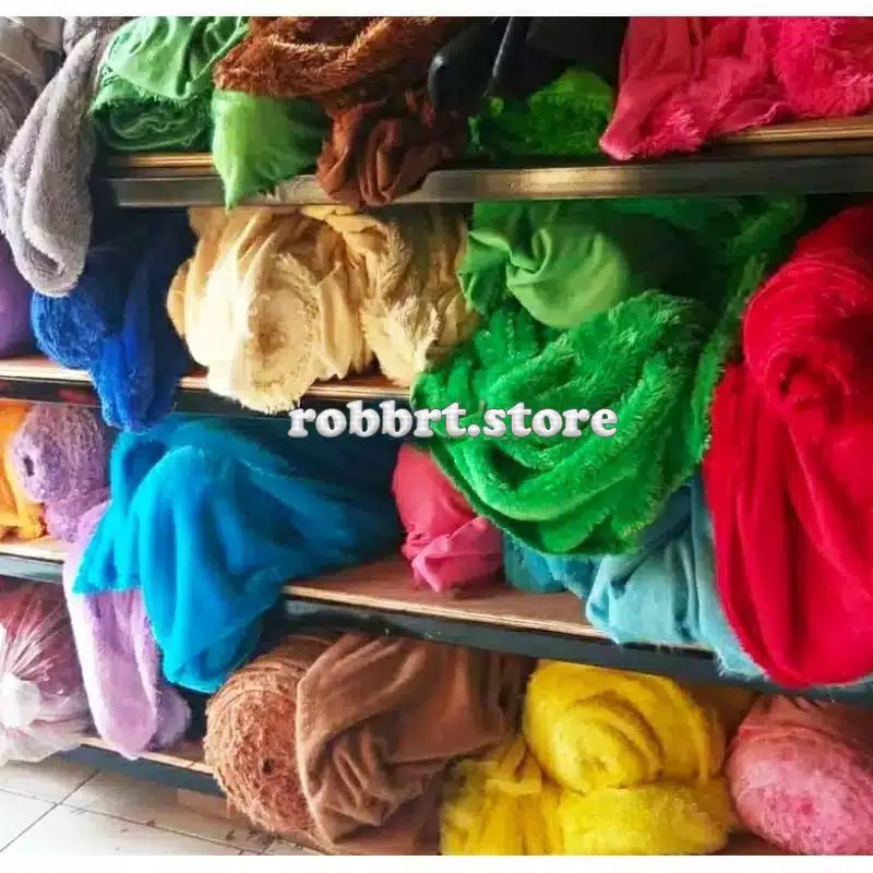 Jual KAIN BULU RASFUR METERAN(50x180) KUALITAS PREMIUM/kain bulu rasfur ...