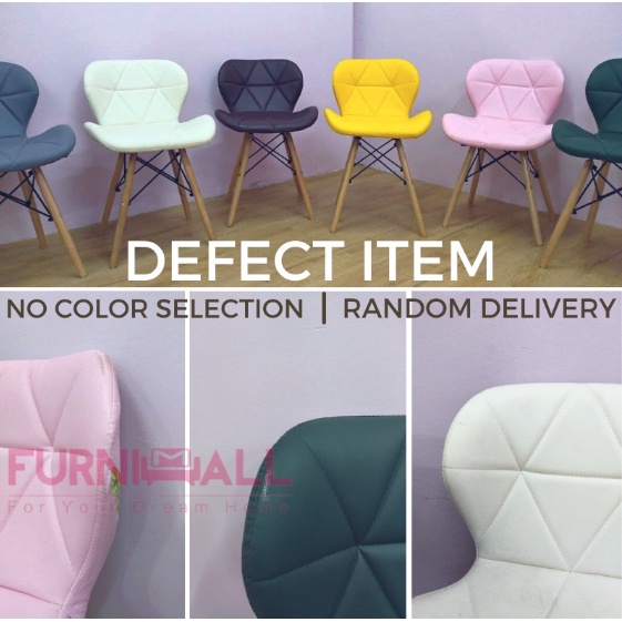 Jual Nordic Eames Chairs Kursi Makan Kursi Cafe Defect Produk | Shopee ...