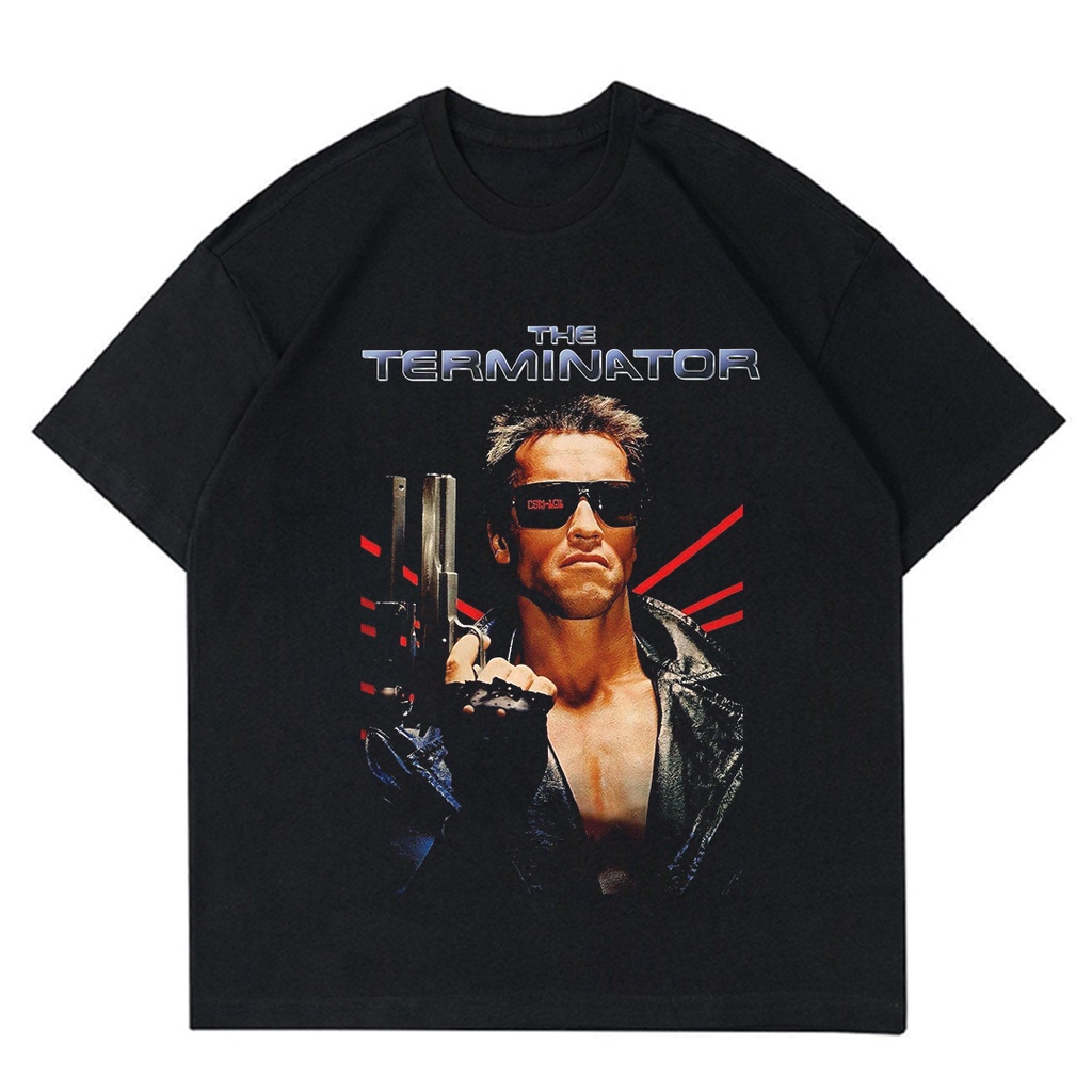 Jual KAOS BAJU MOVIE THE TERMINATOR 1984 VINTAGE ARNOLD | T-SHIRT FILM ...