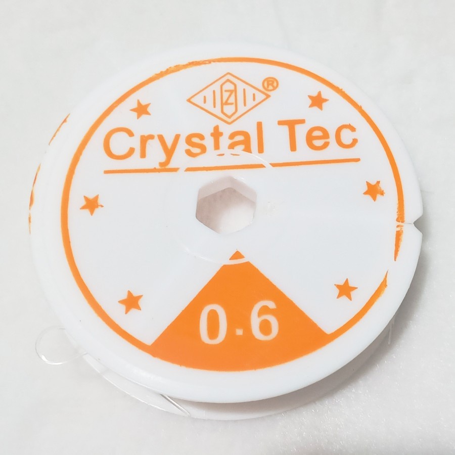 Jual 1 ROLL SENAR ELASTIS CRYSTAL TEC Diameter 0.6 mm 1.0mm Panjang 10m Korea Bening Transparan ...